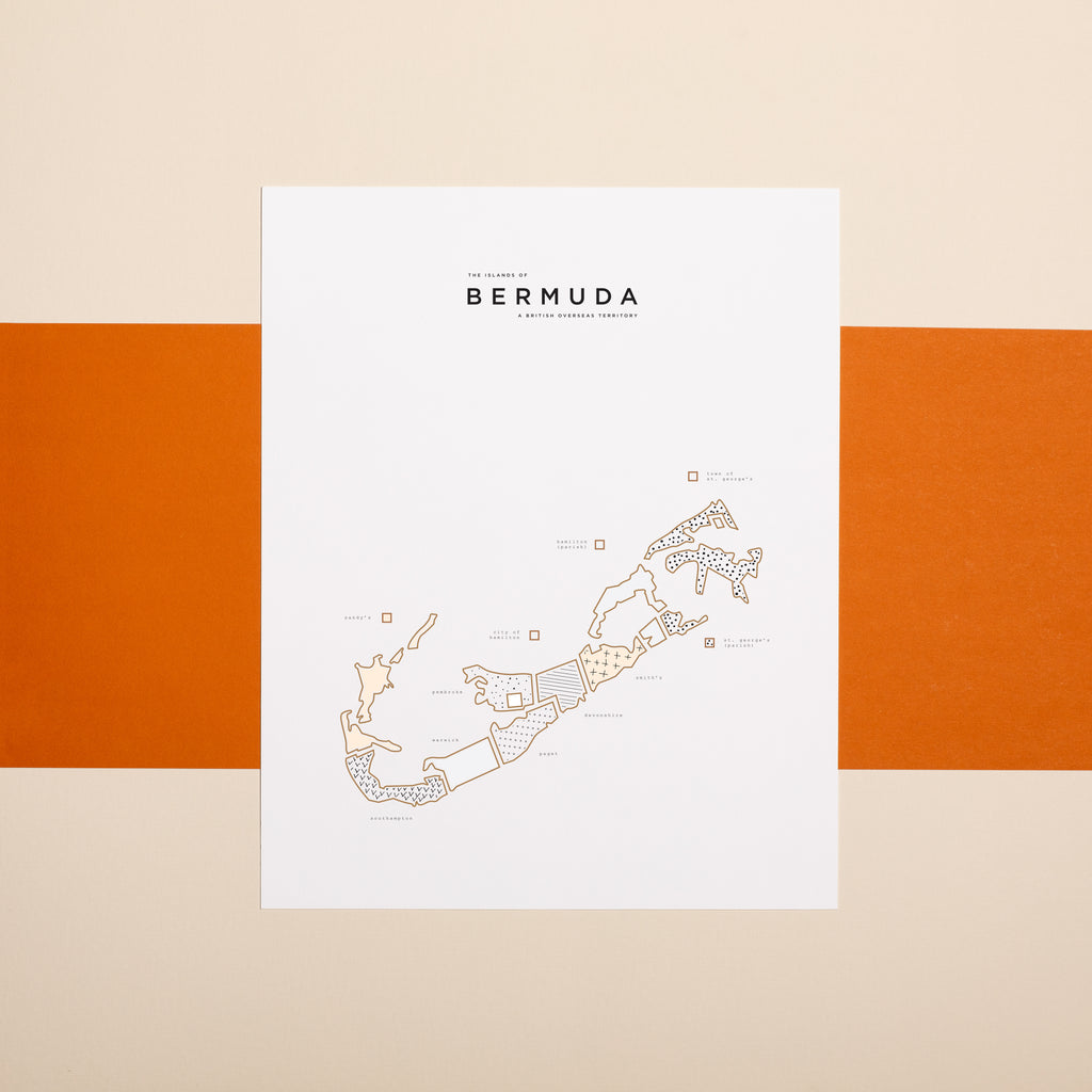 Bermuda Print – 42 Pressed
