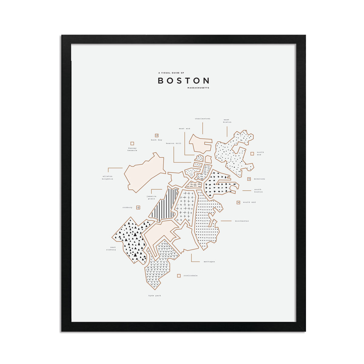 Boston City Print – 42 Pressed