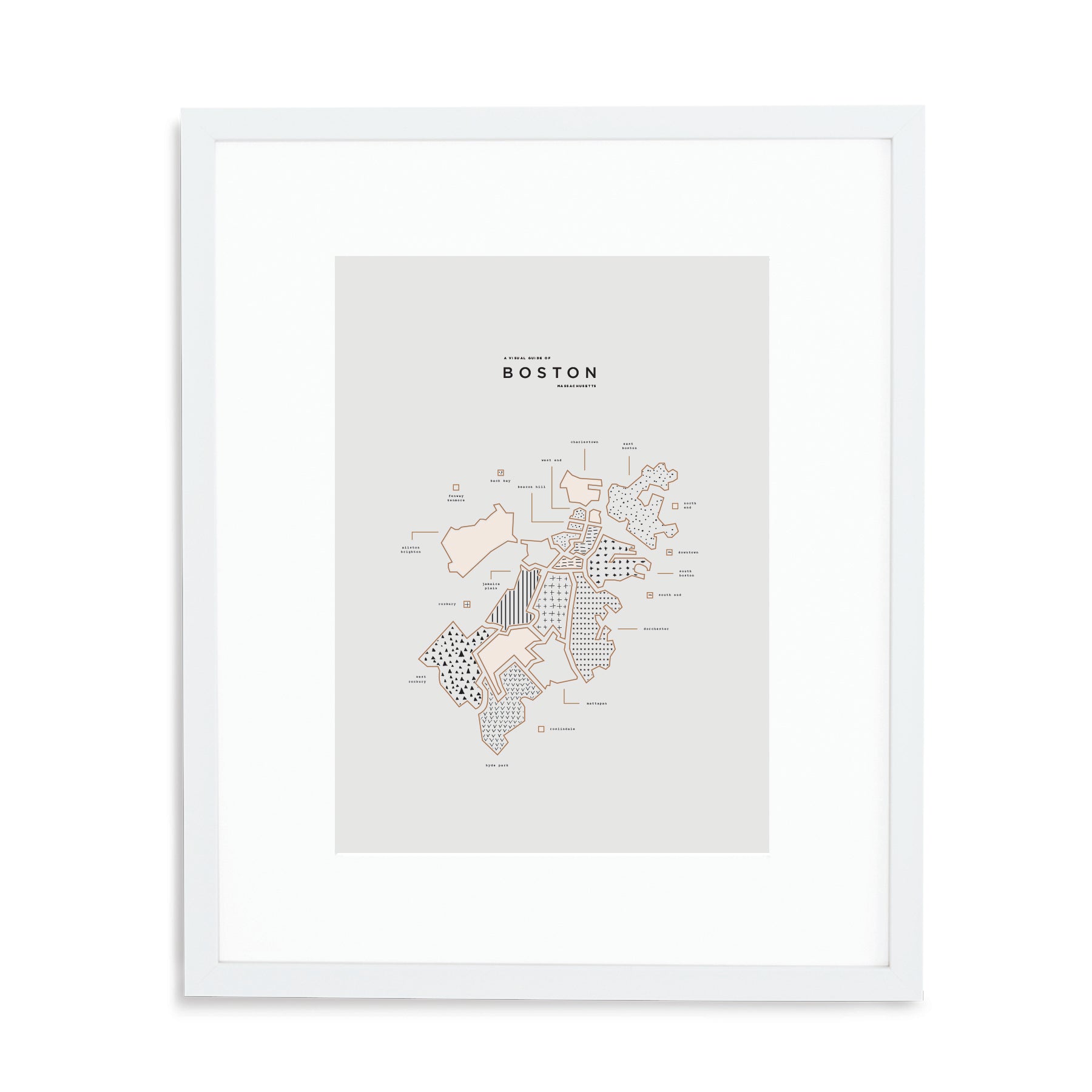 Boston City Print – 42 Pressed