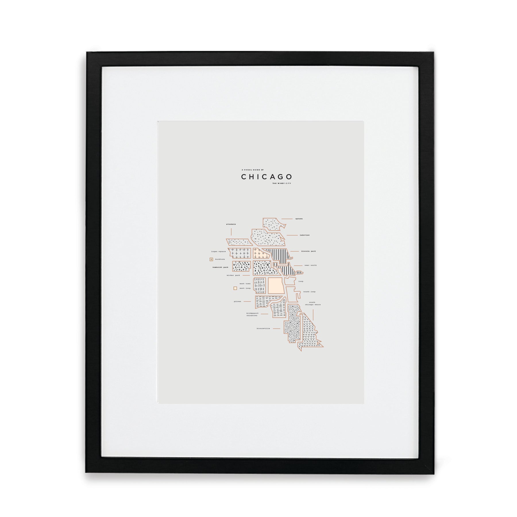 Chicago City Print – 42 Pressed