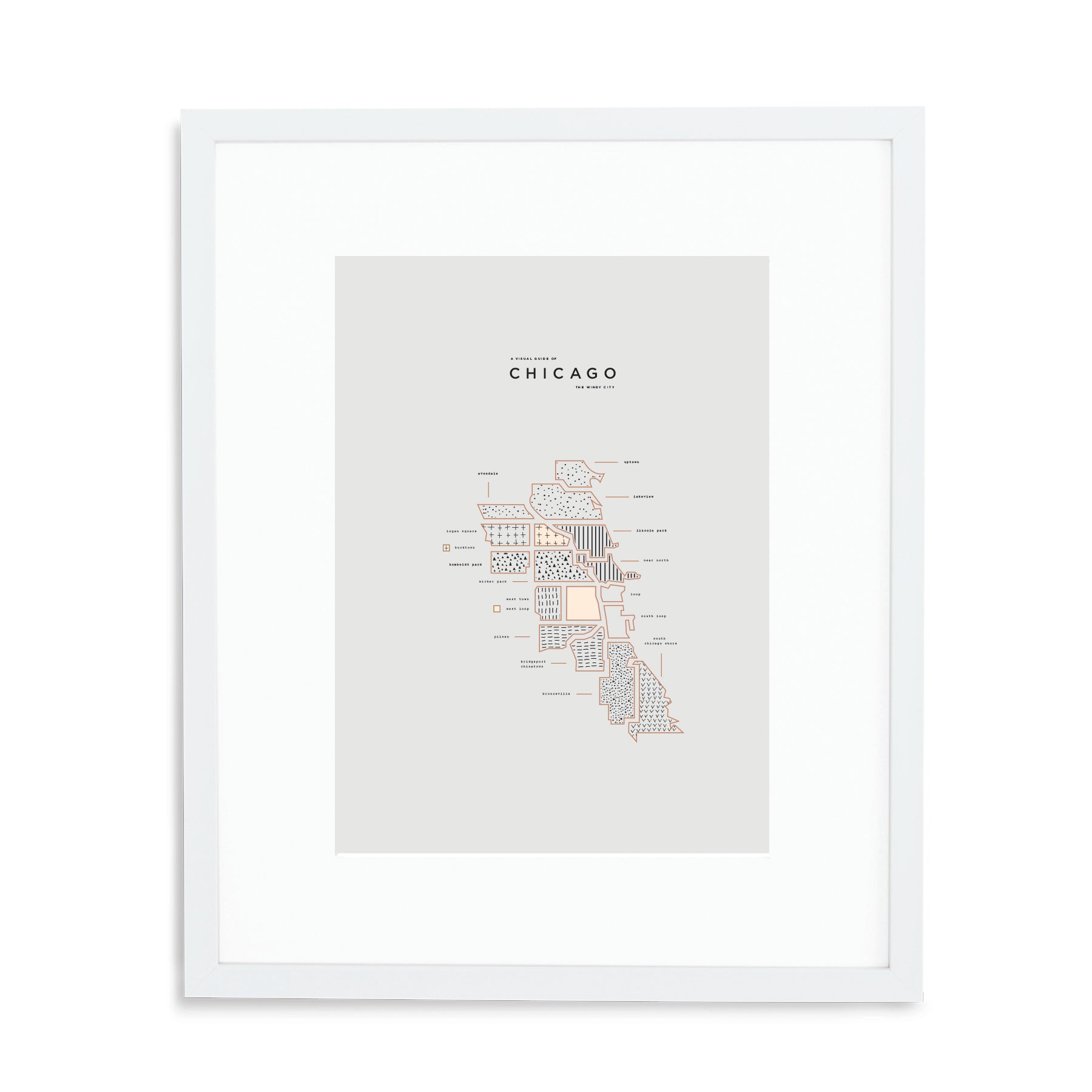 Chicago City Print – 42 Pressed