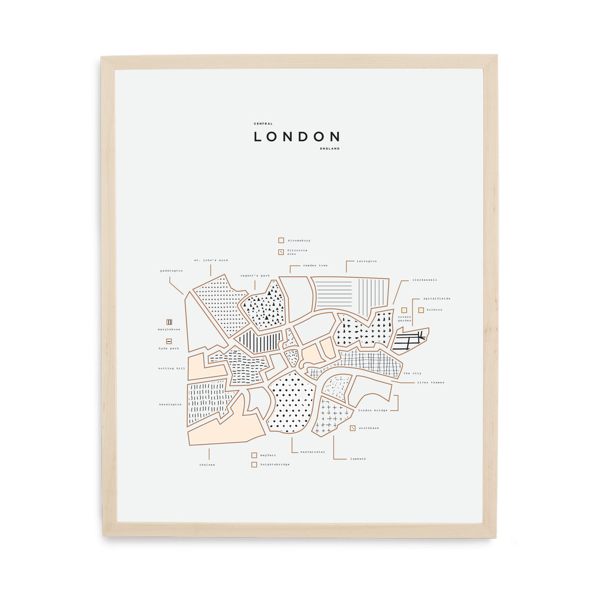 London City Print – 42 Pressed