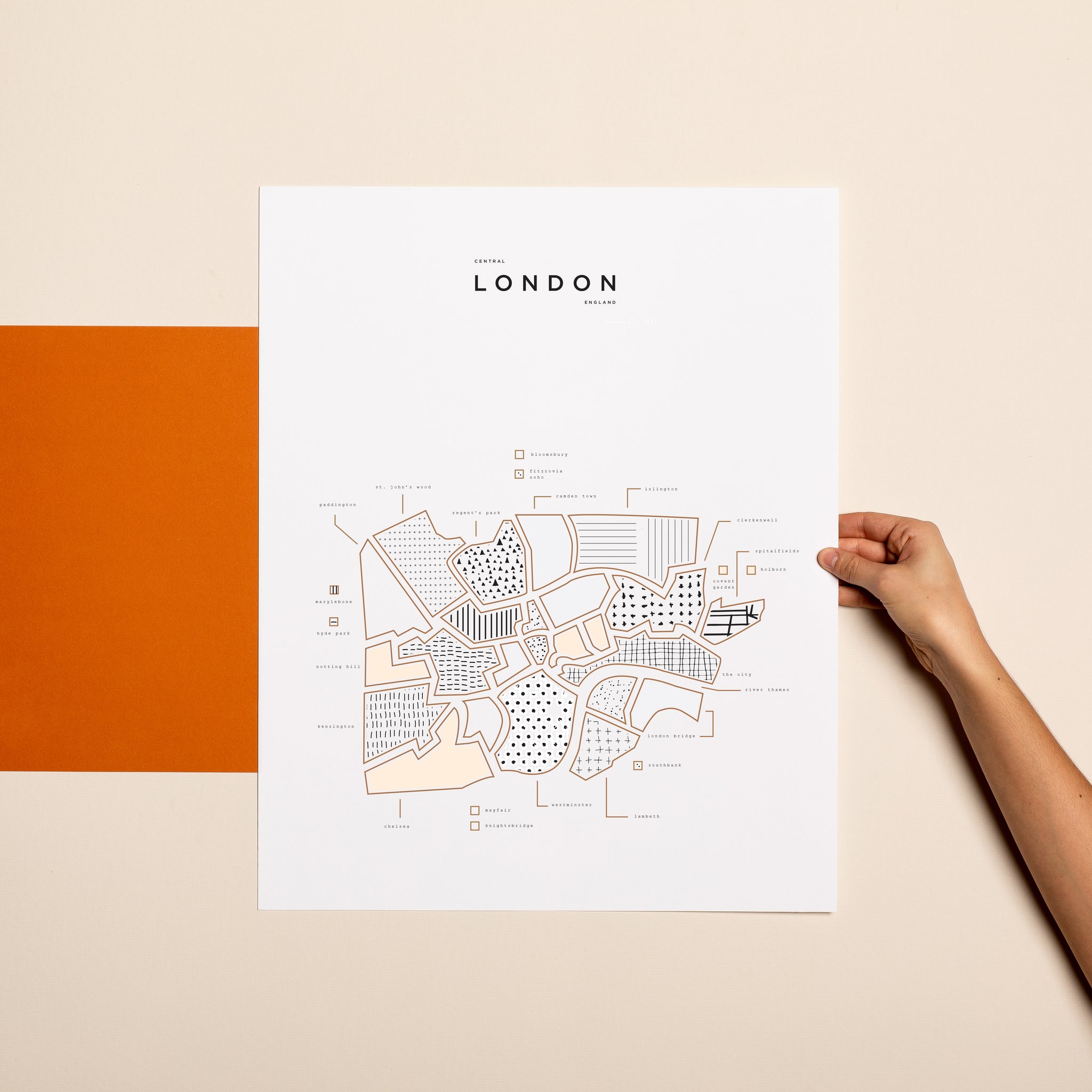 London City Print – 42 Pressed