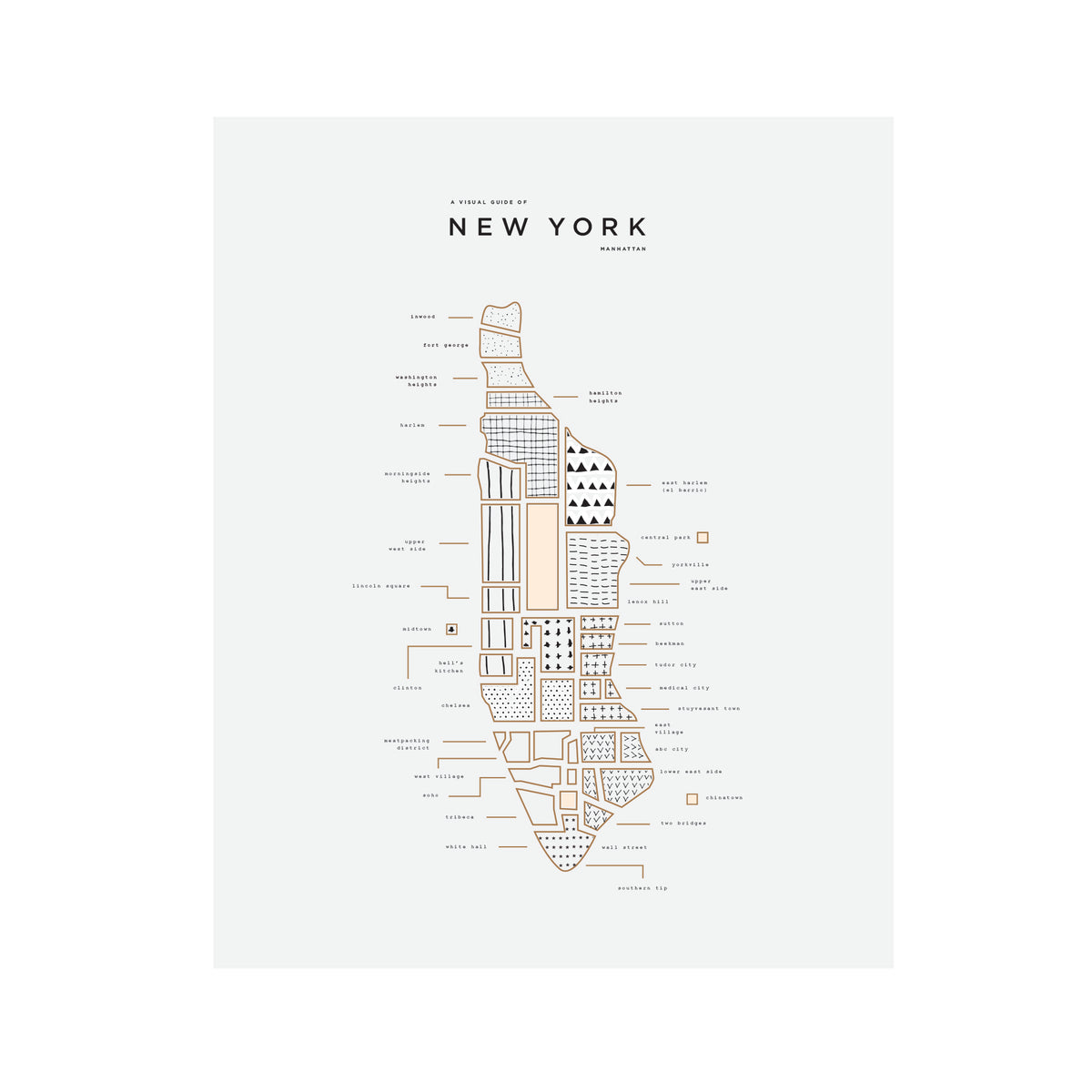 New York City Print – 42 Pressed