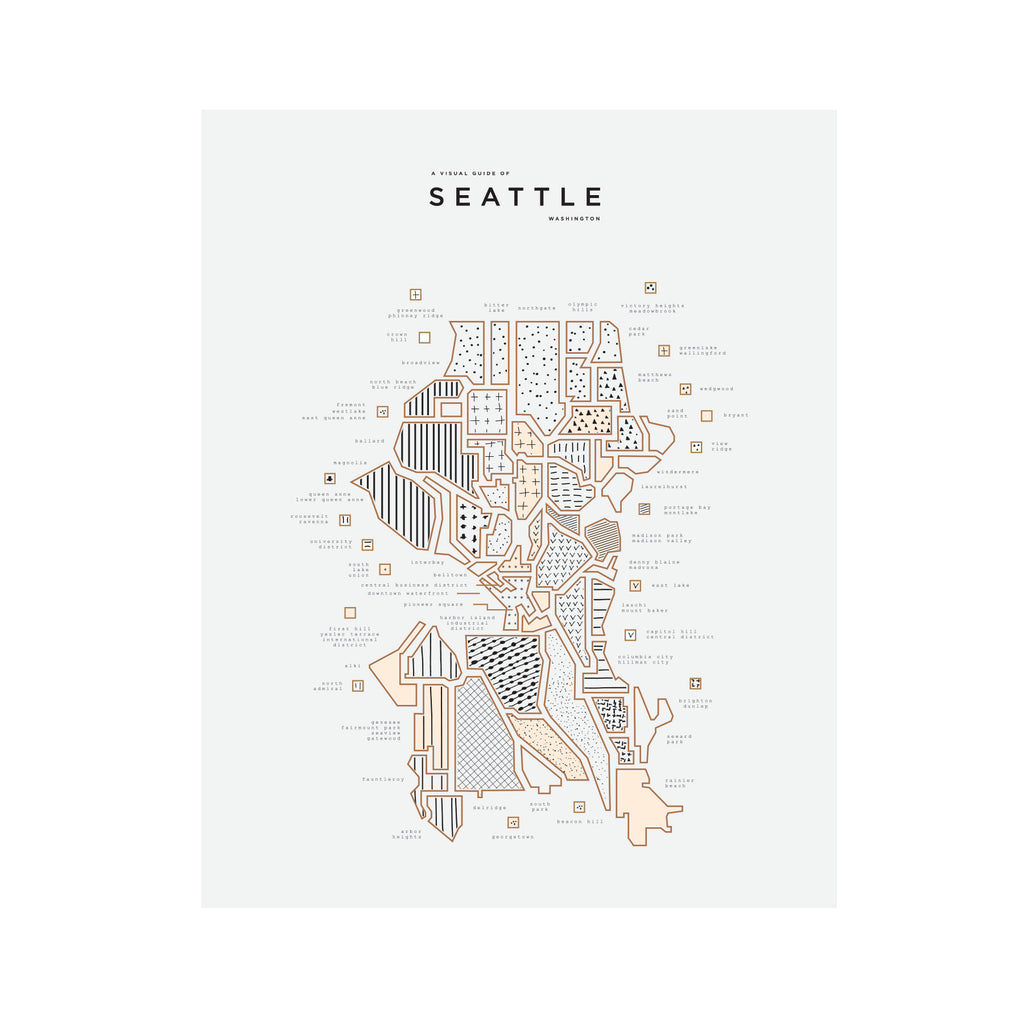 Seattle City Print Wholesale – 42 Pressed